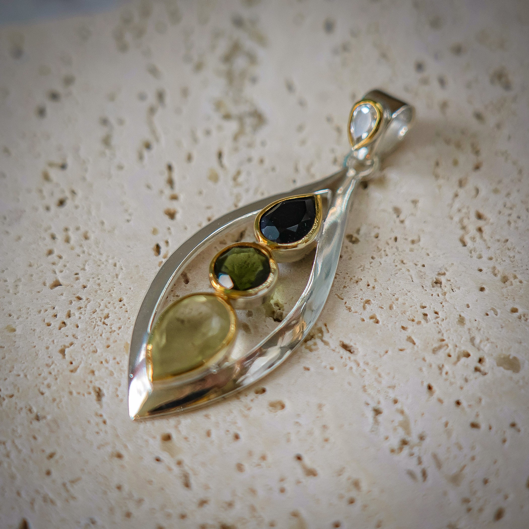 Celestial Trinity Pendant – StoneAge Glastonbury
