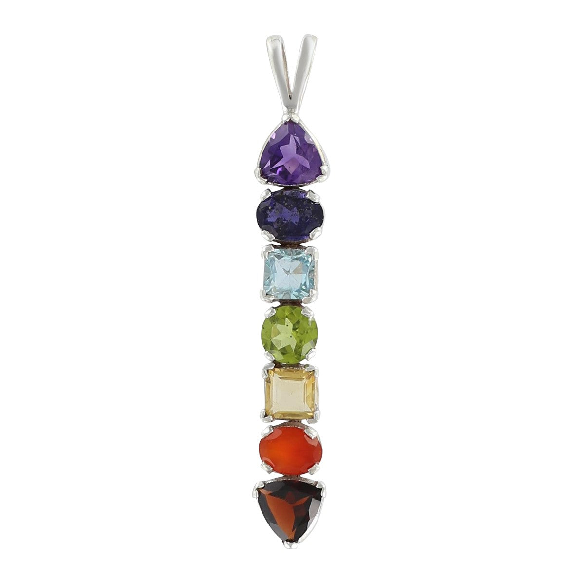 The Sterling Silver Chakra Arrow Pendant – StoneAge Glastonbury
