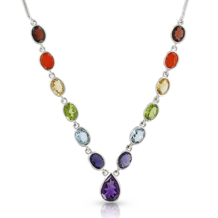 The Sterling Silver and Natural Faceted Gemstone Pendant – StoneAge ...