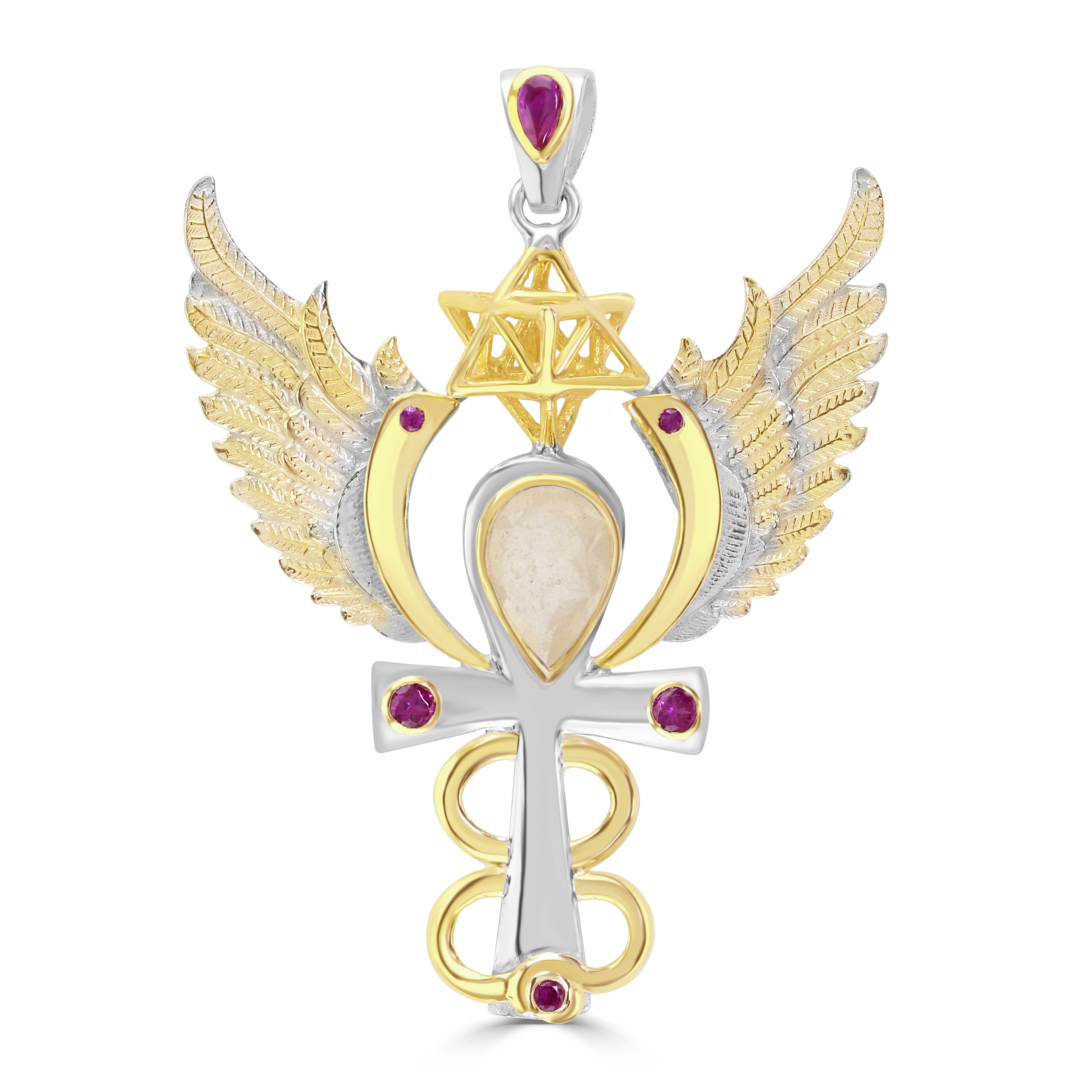 Egyptian Fire Pendant with Gold Tektite – StoneAge Glastonbury